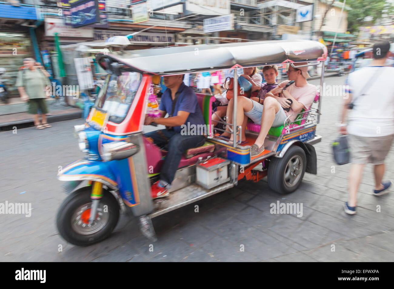 Thailand, Bangkok, Khaosan Road, Tuk Tuk Stock Photo - Alamy