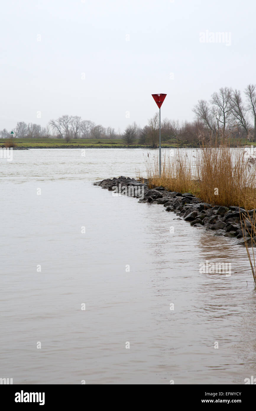 Groin in river Stock Photo - Alamy