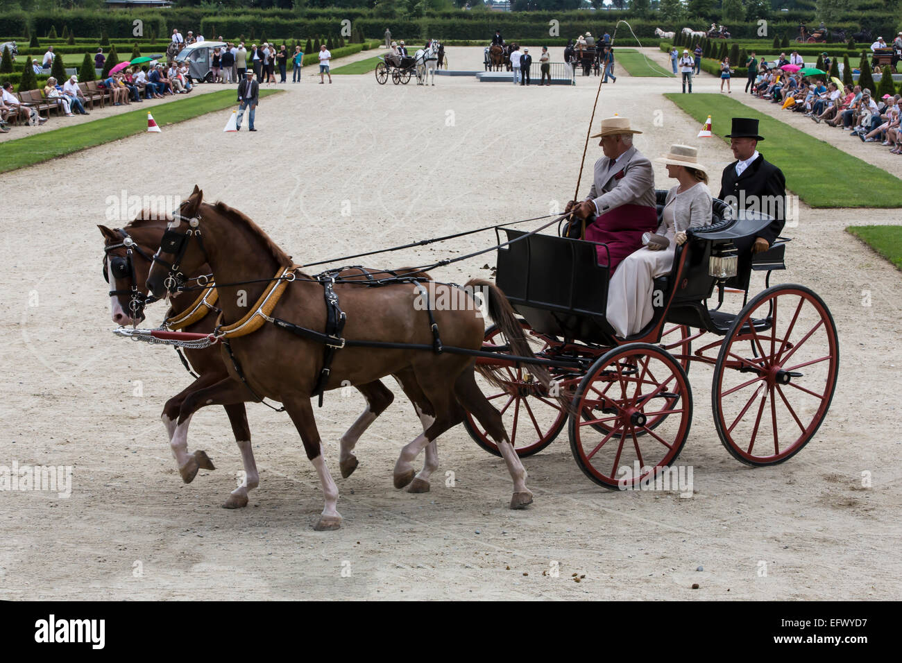 International competition for traditional carriages "La Venaria Reale ...