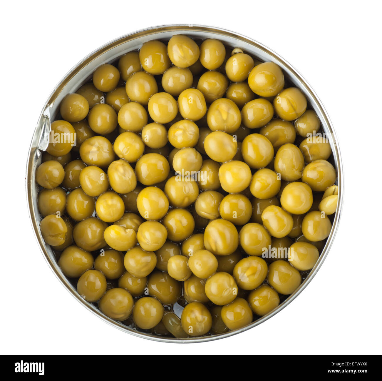 Green peas in hand Cut Out Stock Images & Pictures - Alamy