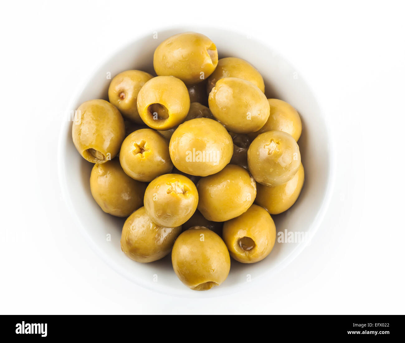White bowl marinated green Cut Out Stock Images & Pictures - Alamy