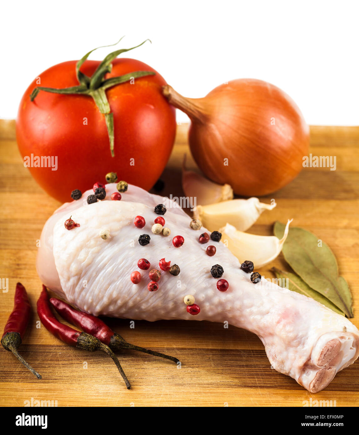 Raw chicken leg hi-res stock photography and images - Alamy