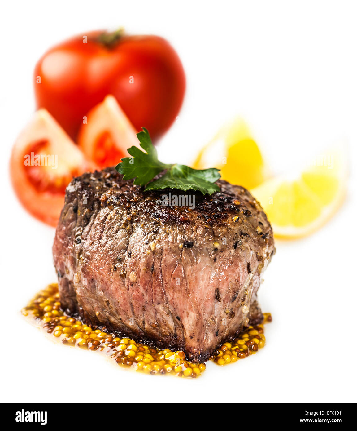 Fillet steak medallion vegetables hi-res stock photography and images ...