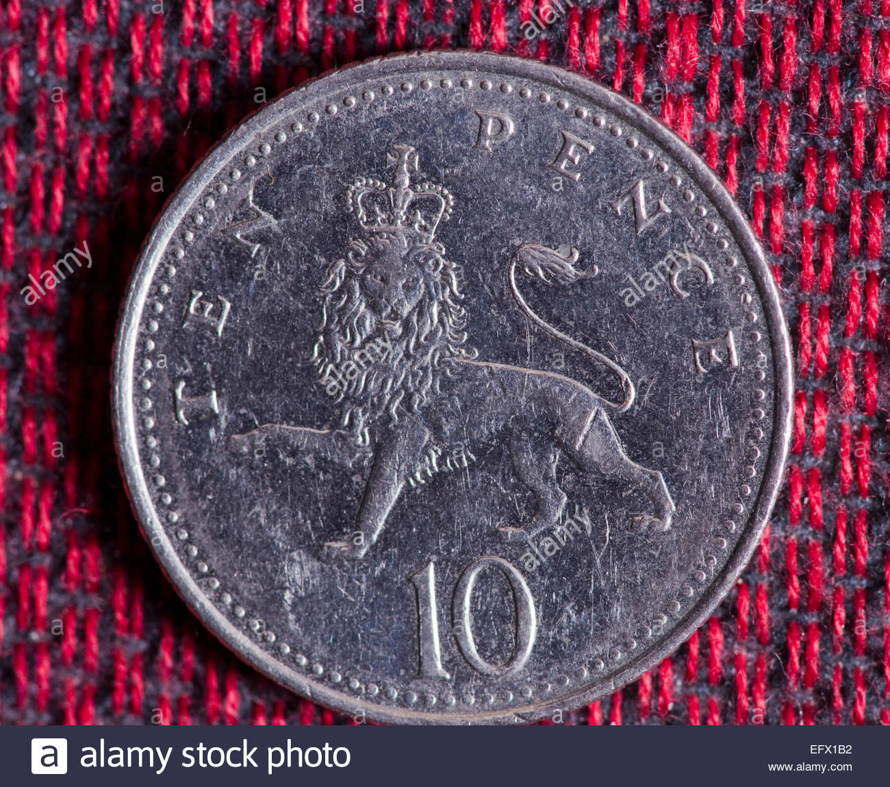 British Money 10p 10 Pence Stock Photos & British Money 10p 10 Pence ...
