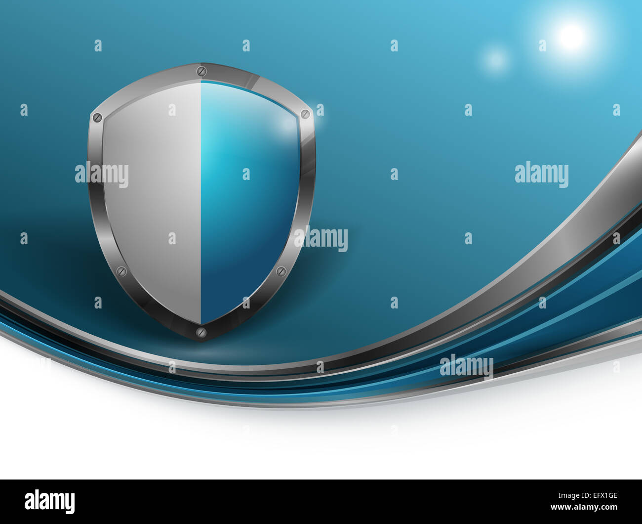abstract template with shield Stock Photo - Alamy