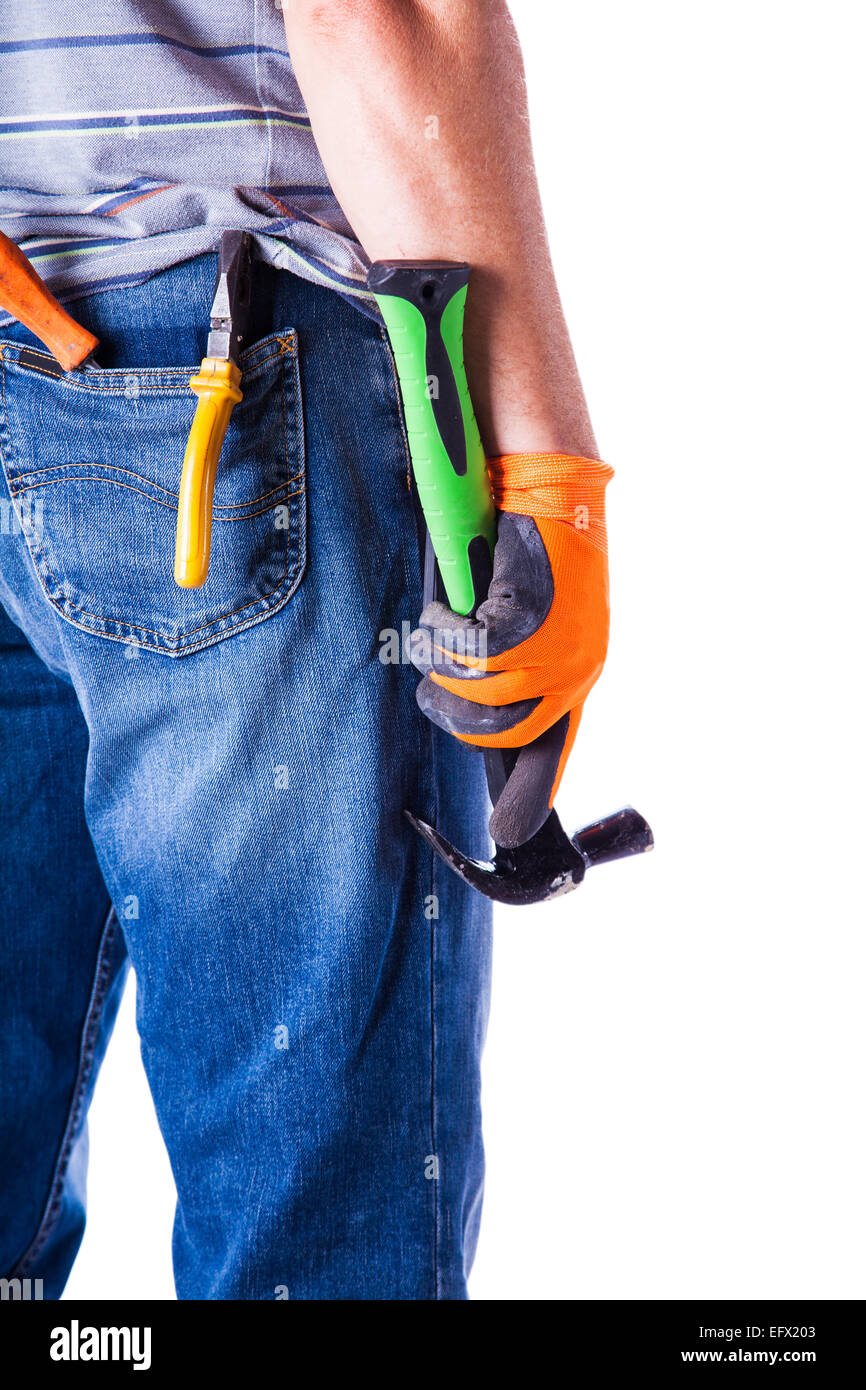 Handyman toolbox hi-res stock photography and images - Alamy