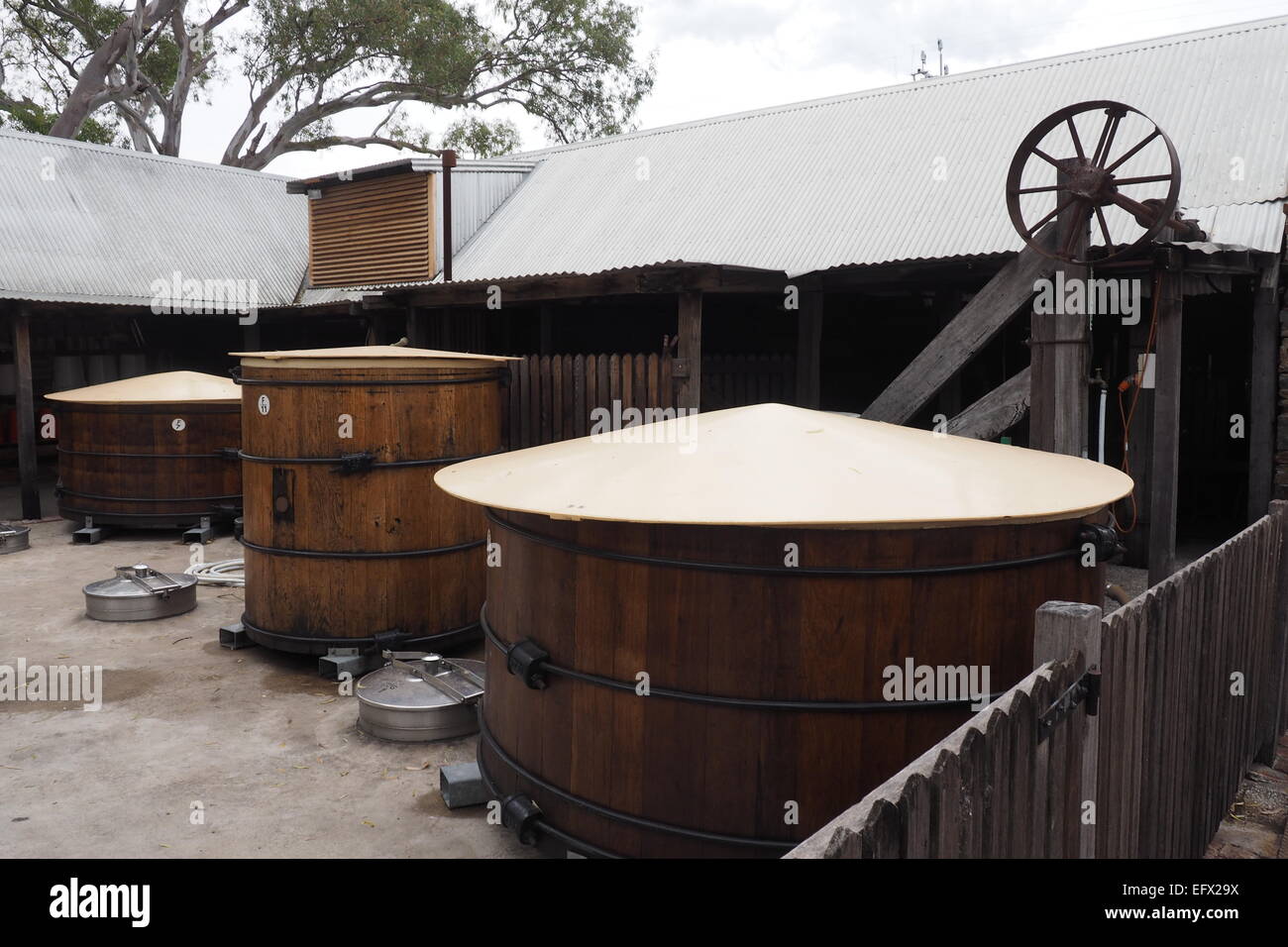 Wooden vats hi-res stock photography and images - Alamy