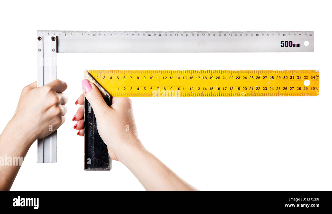 hands straightedge, isolated white background Stock Photo - Alamy