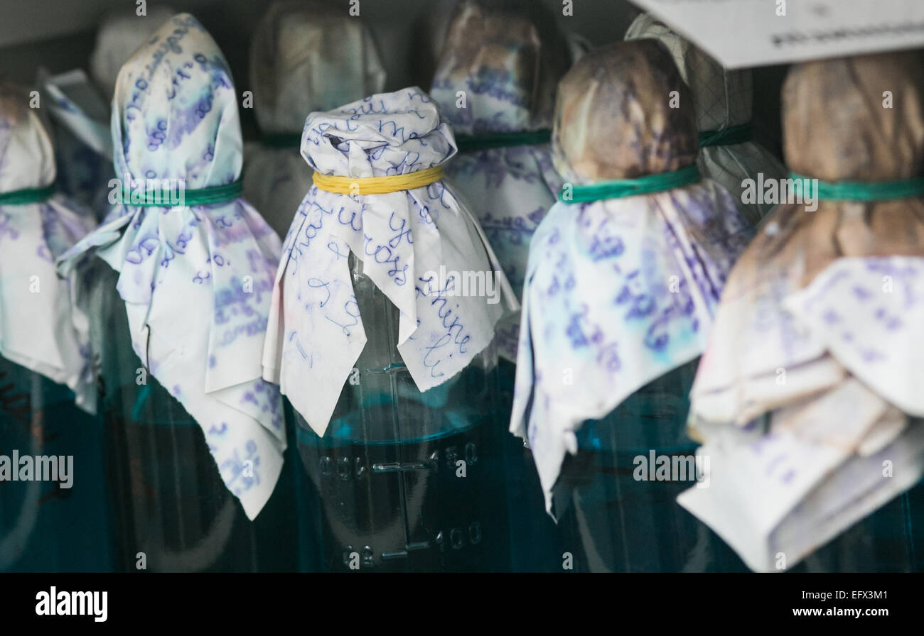 Blue solution hi-res stock photography and images - Alamy