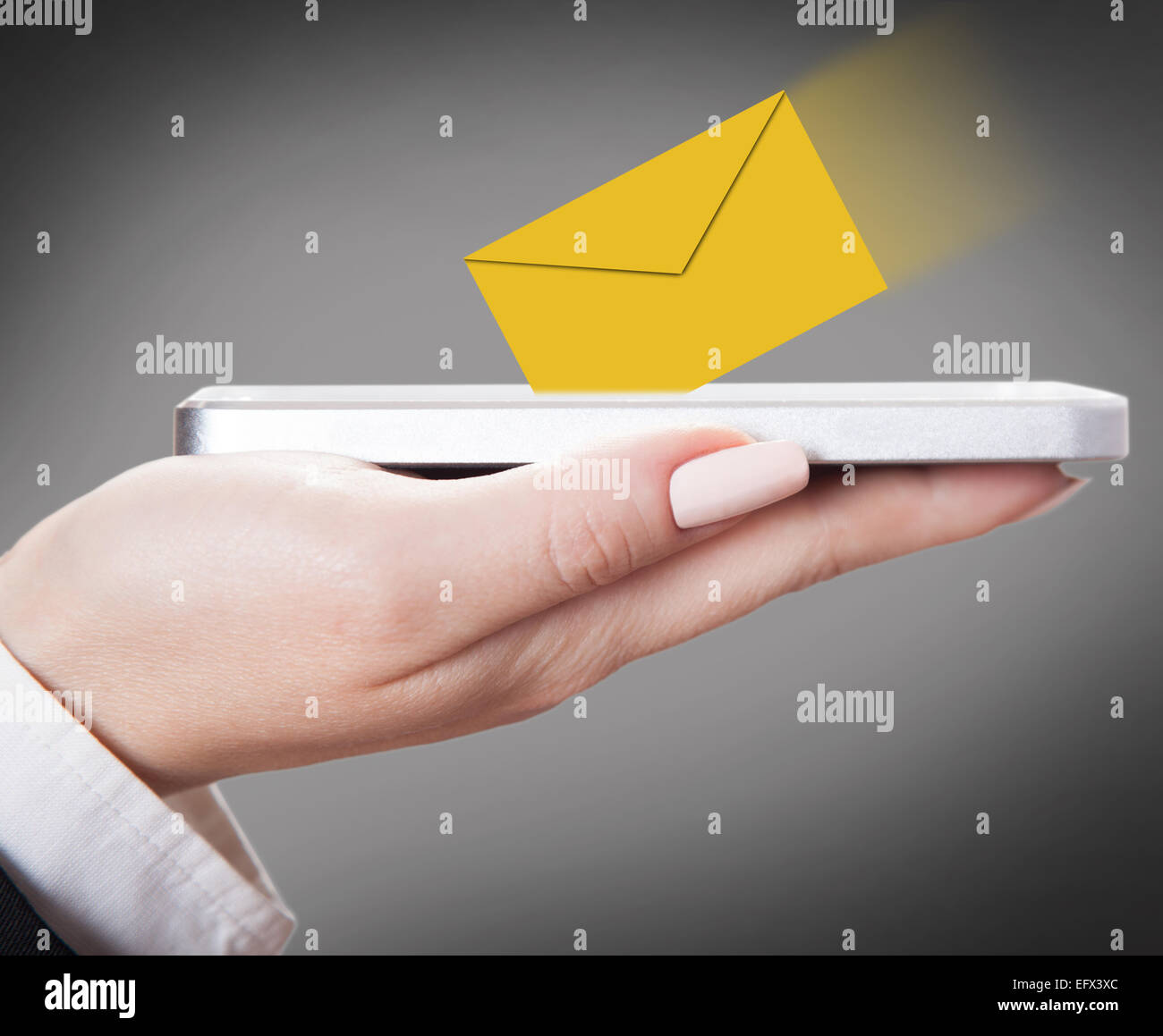 outgoing messages are, creative background Stock Photo - Alamy