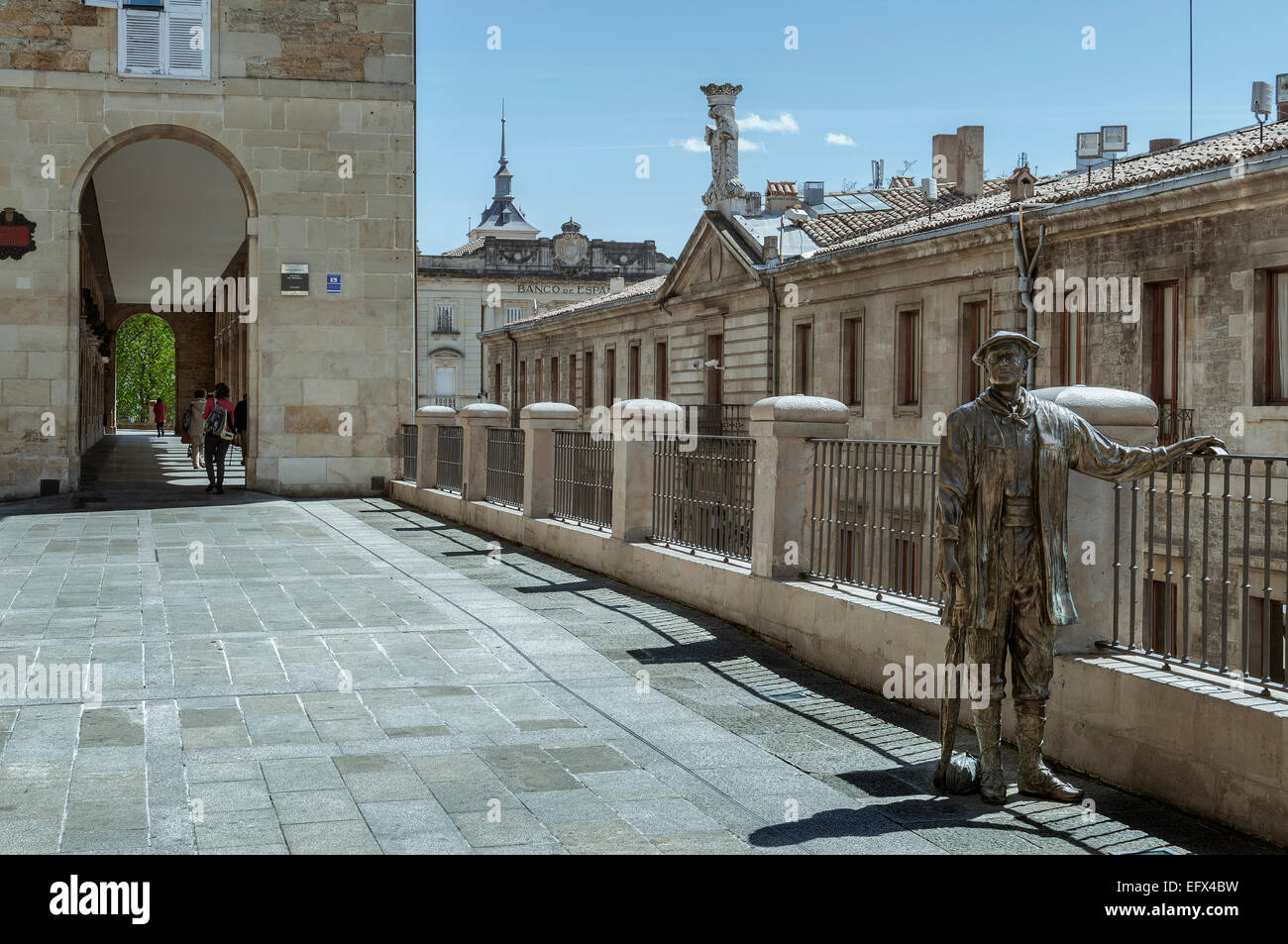 Don Celedon statue in the San Miguel church Vitoria, Alava, Basque ...