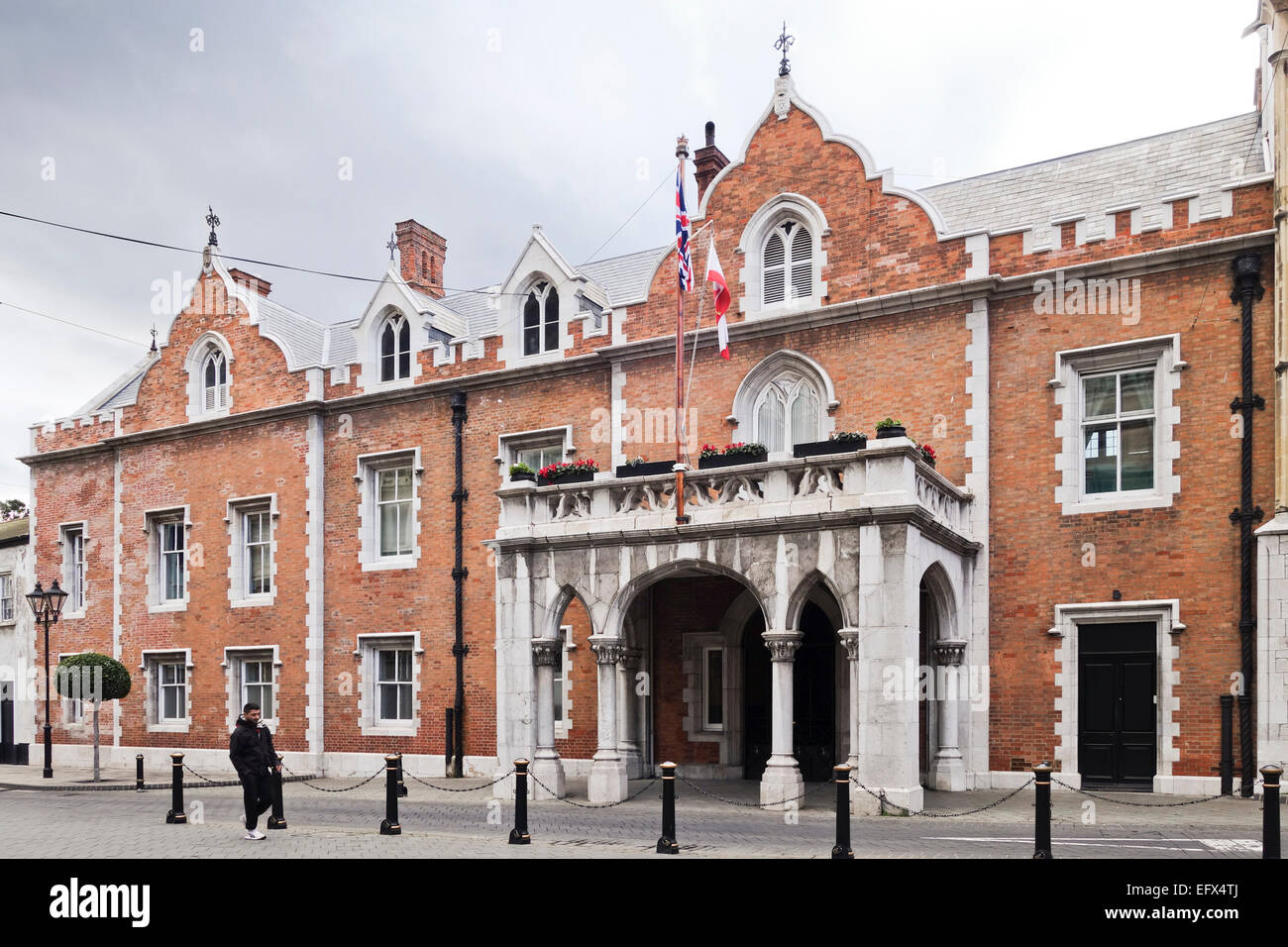 Gibraltar rock. The Convent official residence of the Governor of ...