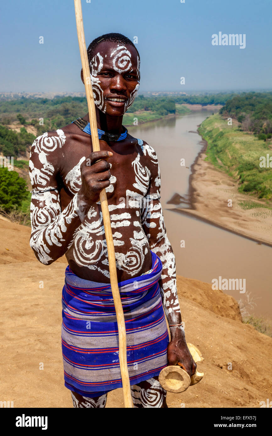 Karo bodypaint man male kolcho hi-res stock photography and images - Alamy