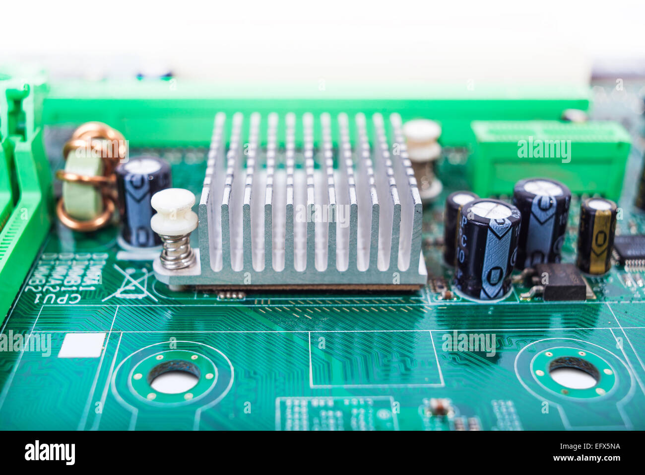 computer board with lots of fine detail closeup Stock Photo - Alamy