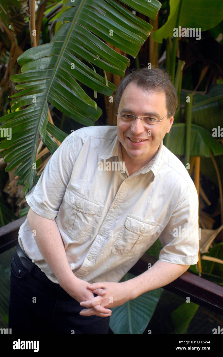 Portrait of David Safier, German writer, novelist and author, in ...