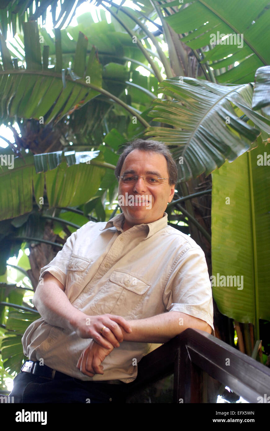 Portrait of David Safier, German writer, novelist and author, in ...
