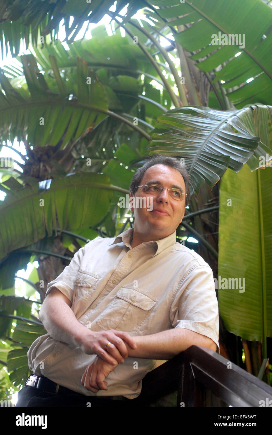 Portrait of David Safier, German writer, novelist and author, in ...