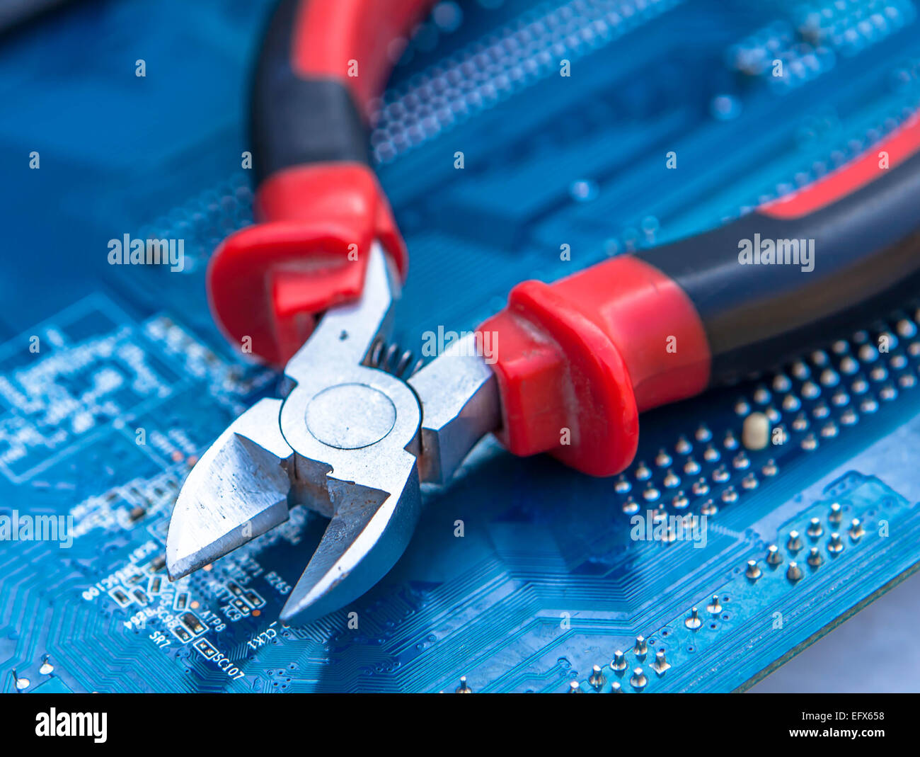 tool for repairing and assembling computers background Stock Photo - Alamy