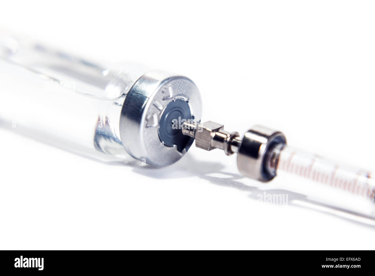 syringe with drugs closeup, medicine background Stock Photo - Alamy
