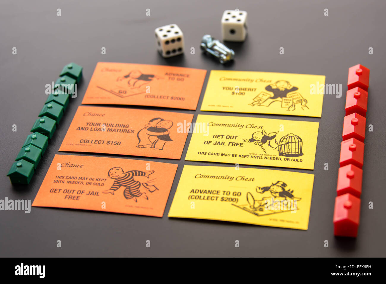 Chance cards monopoly hi-res stock photography and images - Alamy