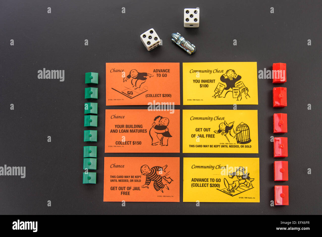 Chance cards monopoly hi-res stock photography and images - Alamy