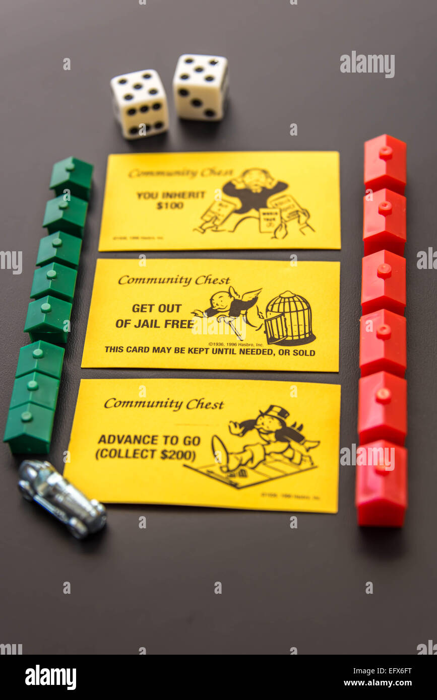 Community chest monopoly hi-res stock photography and images - Alamy