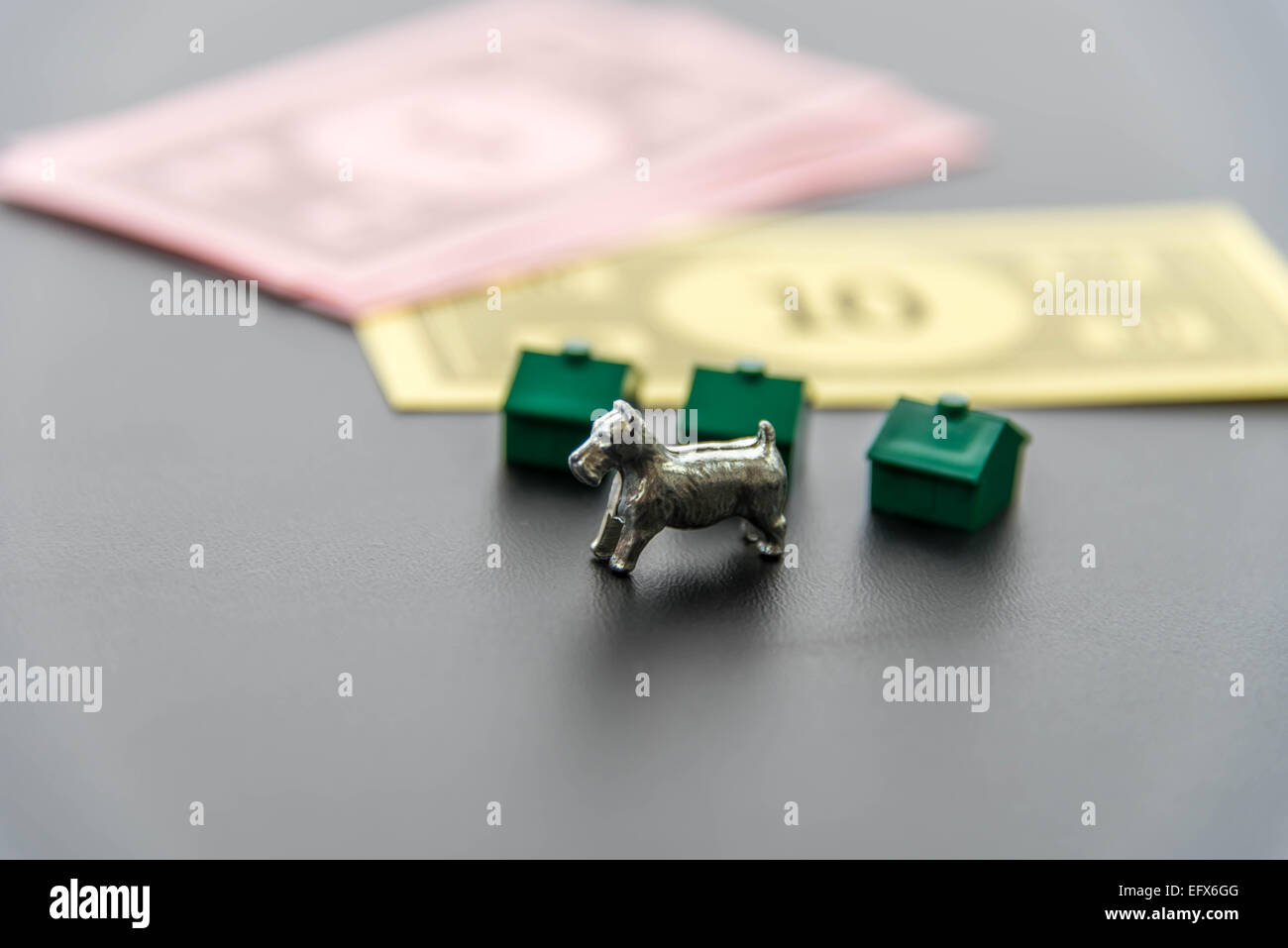 Green monopoly houses hi-res stock photography and images - Alamy
