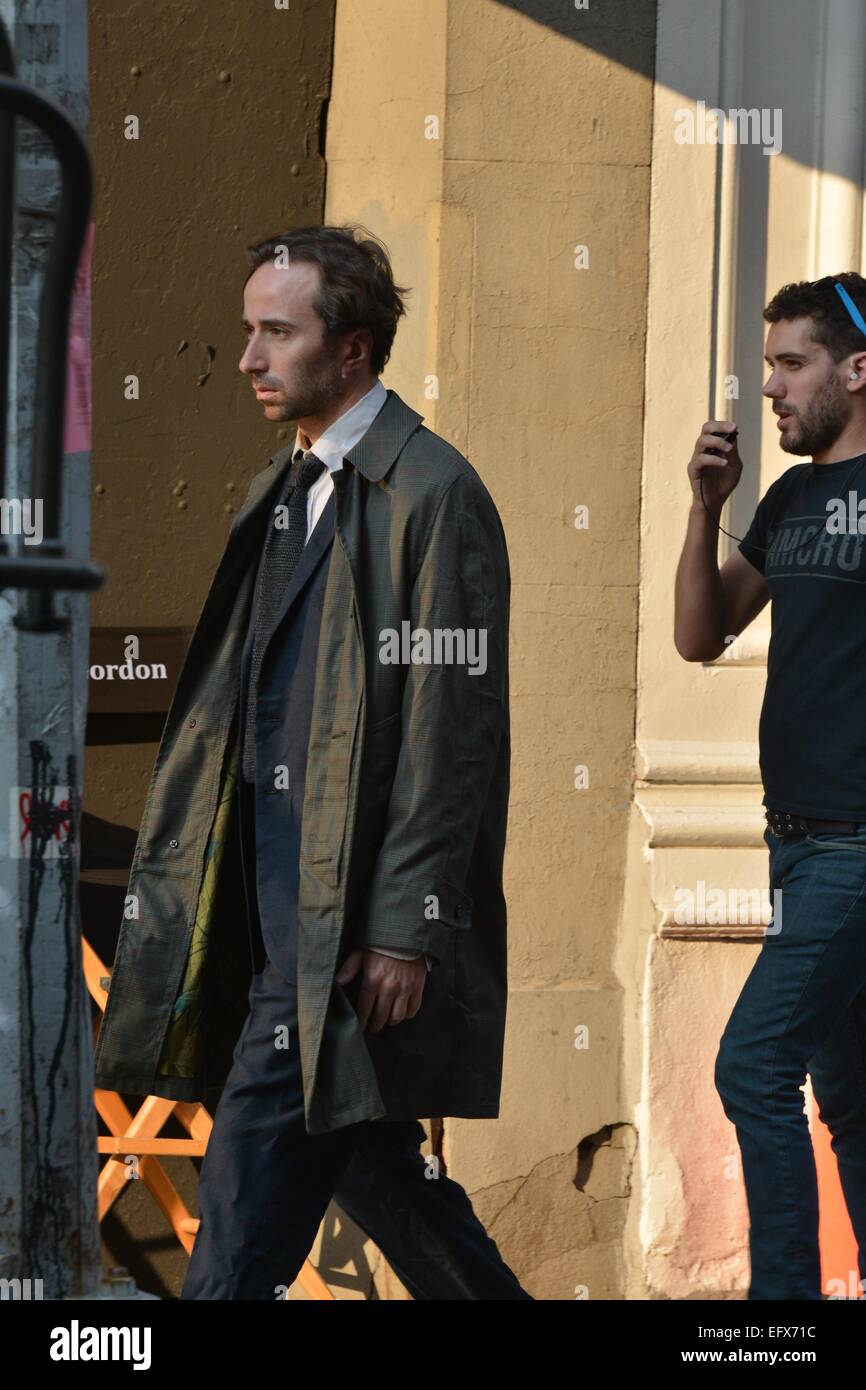 On the set of 'Gotham' Featuring: Daniel London Where: Manhattan, New ...