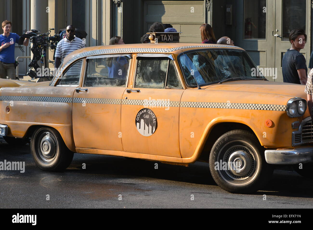 On the set of 'Gotham' Featuring: Atmosphere Where: Manhattan, New York ...