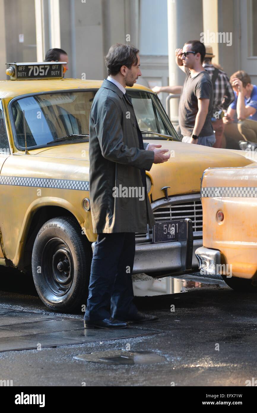 On the set of 'Gotham' Featuring: Daniel London Where: Manhattan, New ...