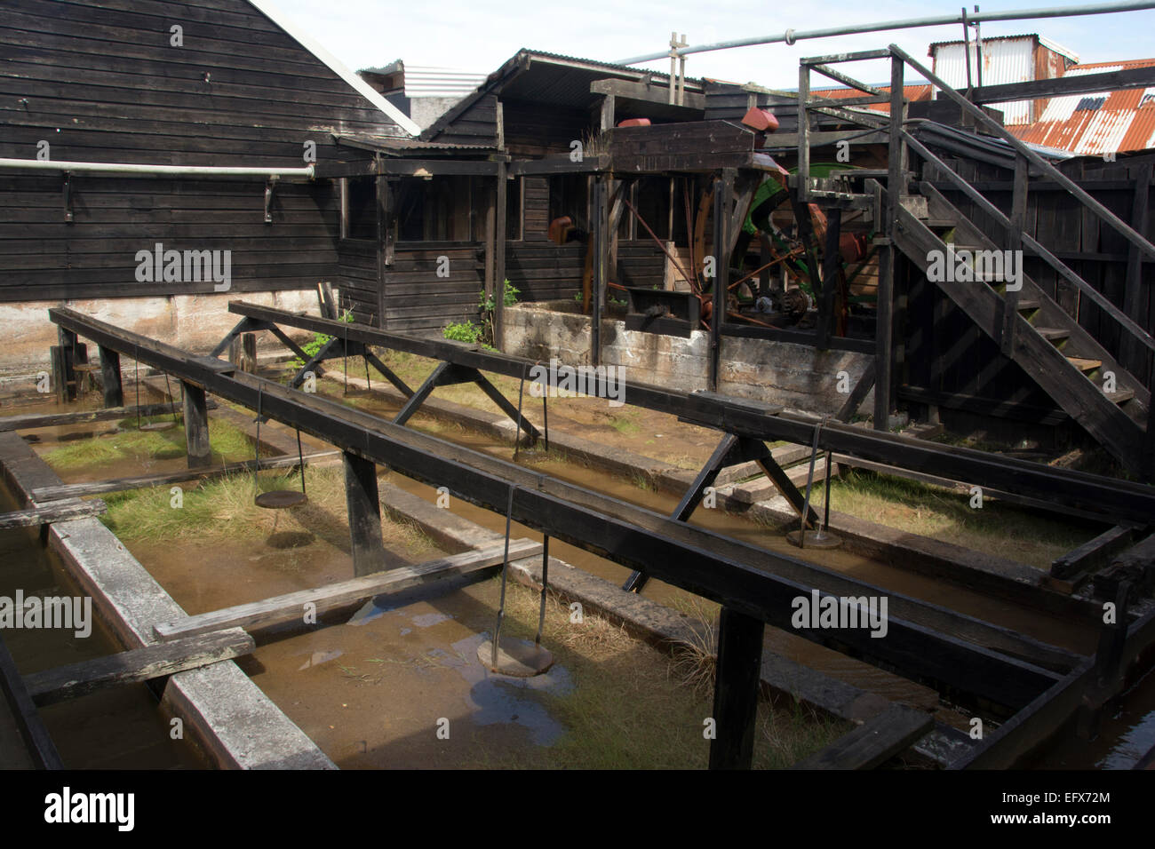 CORNWALL; REDRUTHL TALGUS; TIN SMELTING; SHAKING TABLE Stock Photo - Alamy