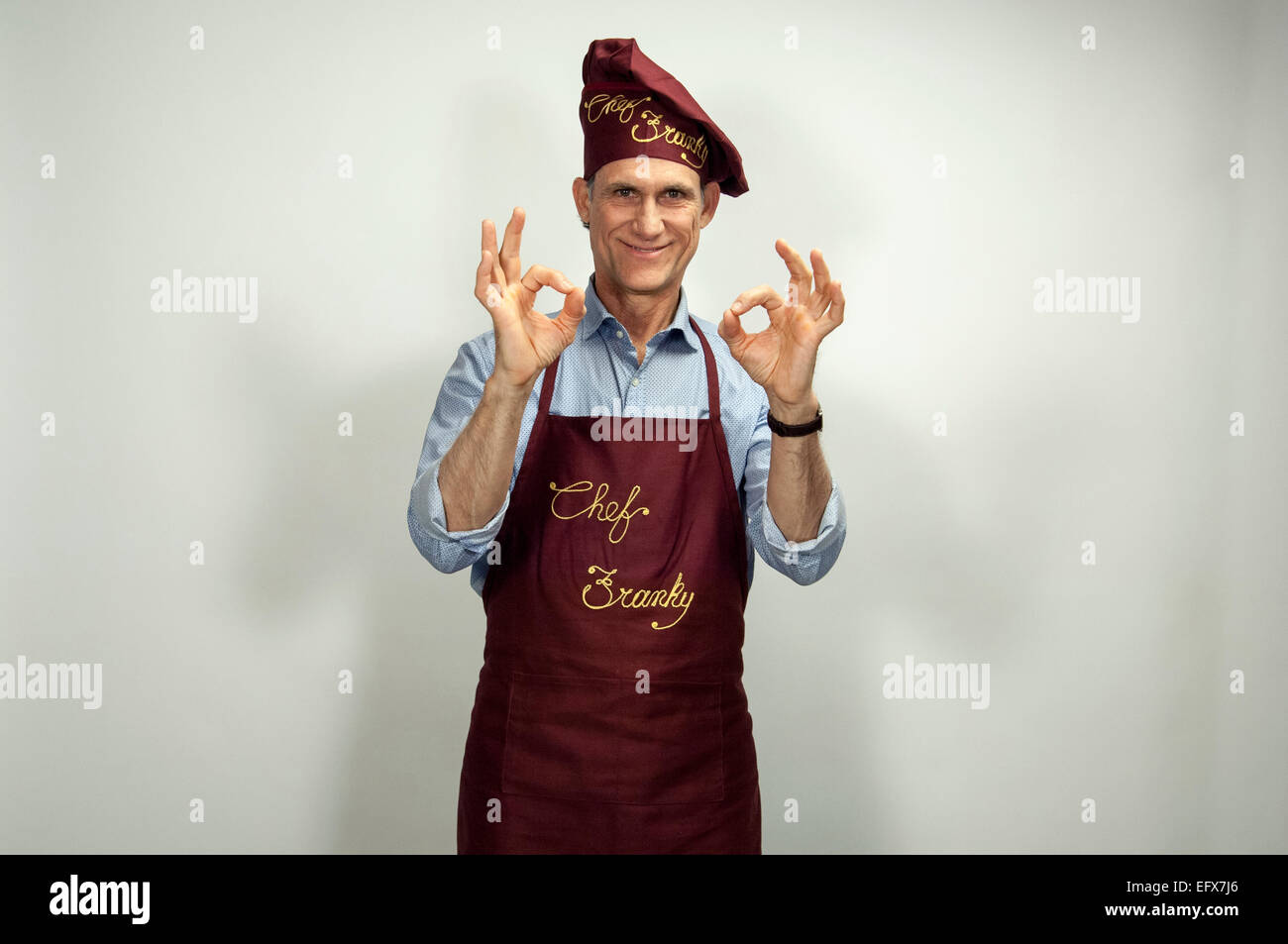 Portrait of a chef Stock Photo - Alamy