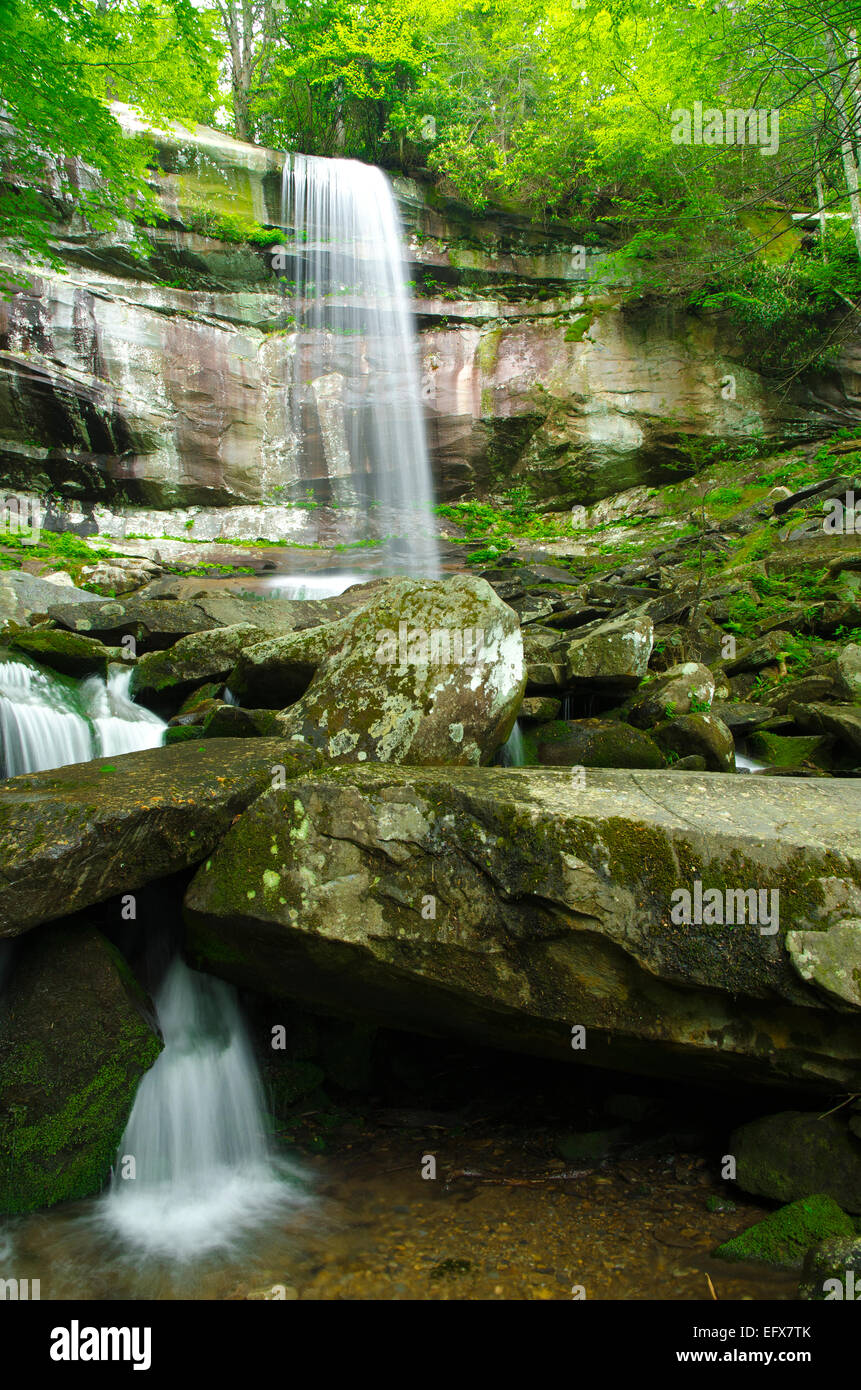 Rainbow falls trail, tennessee hi-res stock photography and images - Alamy