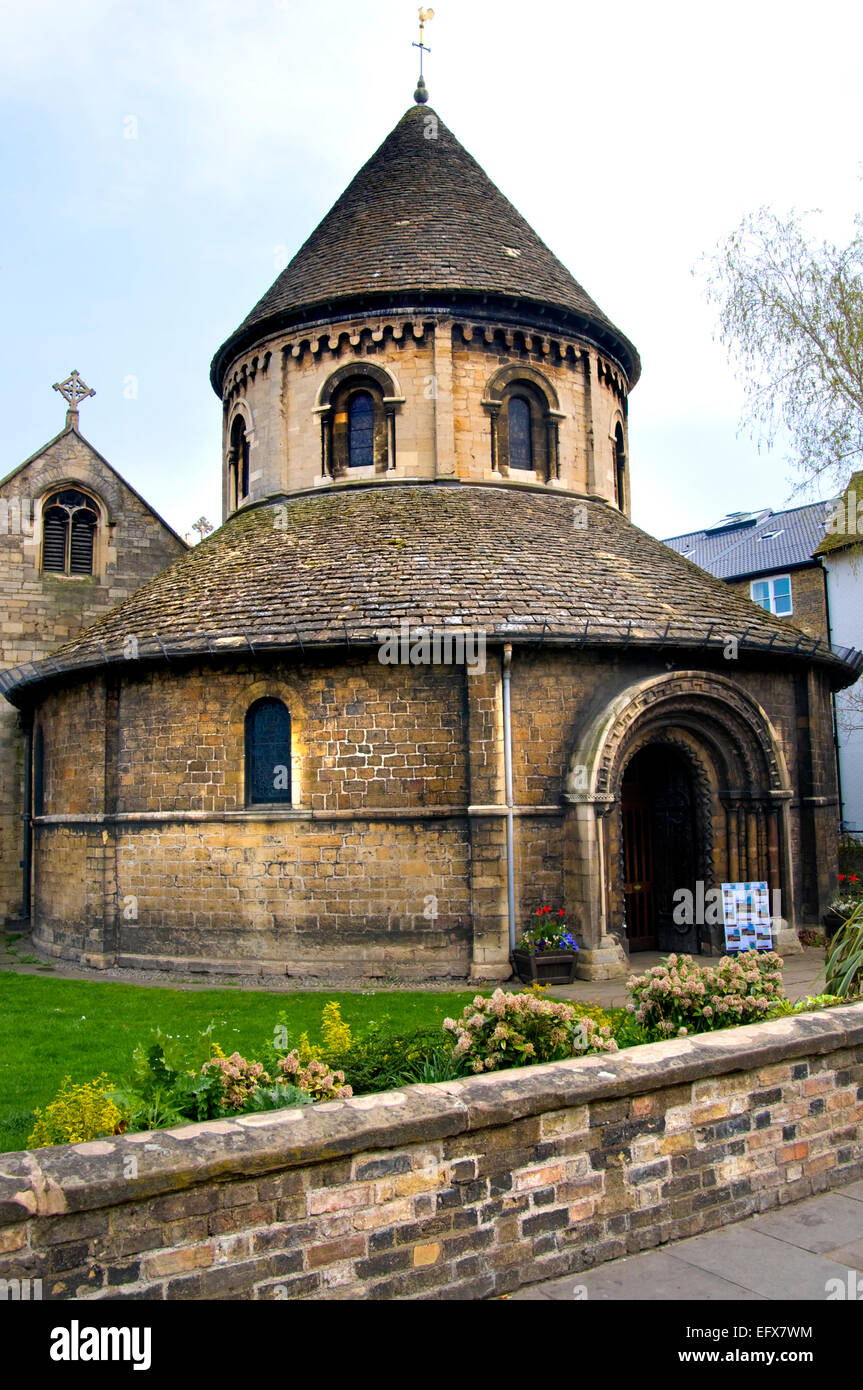 Cambridge, England, UK. Round Church or Church of the Holy Sepulcher ...