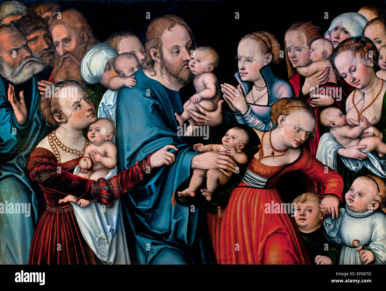 Christ Blessing the Children 1535 Lucas Cranach the Elder (Lucas Cranach der Ältere ) 1472 ...