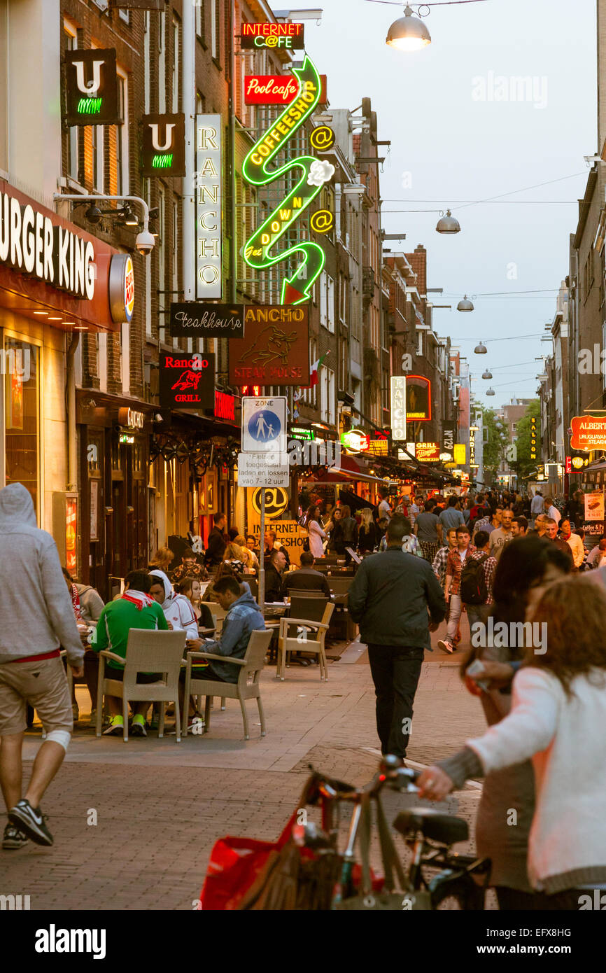 Amsterdam holland leidseplein nightlife hi-res stock photography and ...