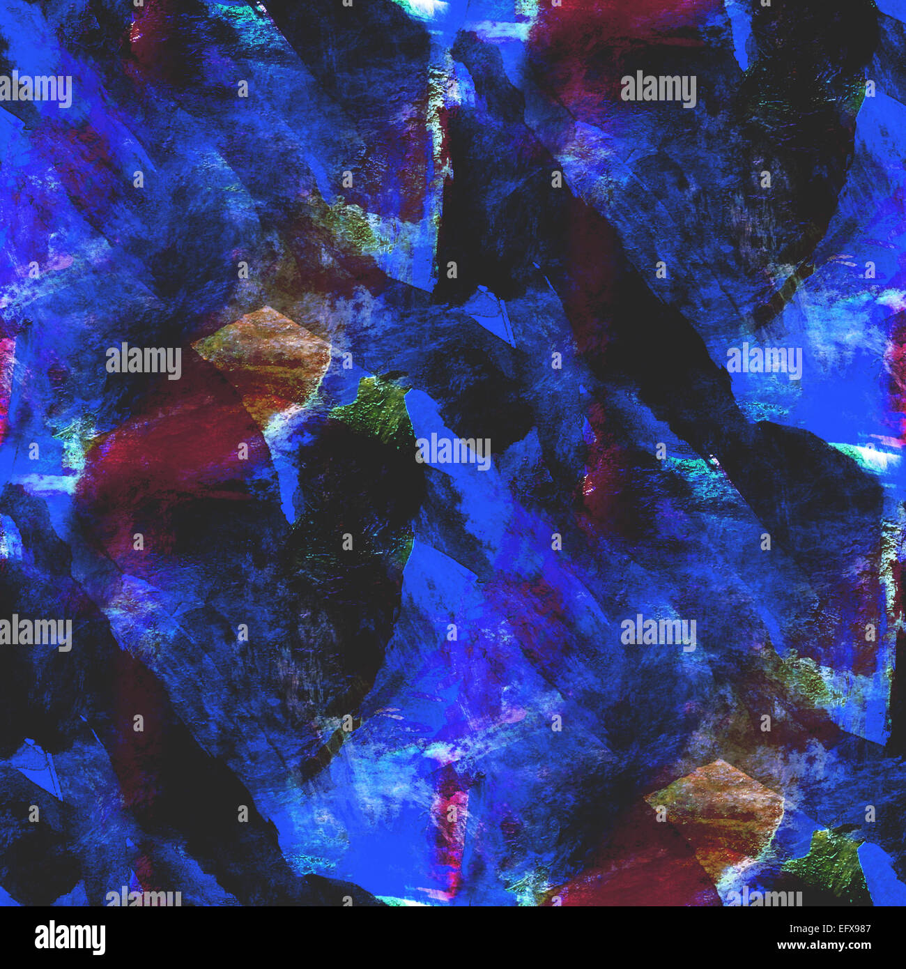 abstract avant-garde purple, blue seamless wallpaper watercolor Stock ...