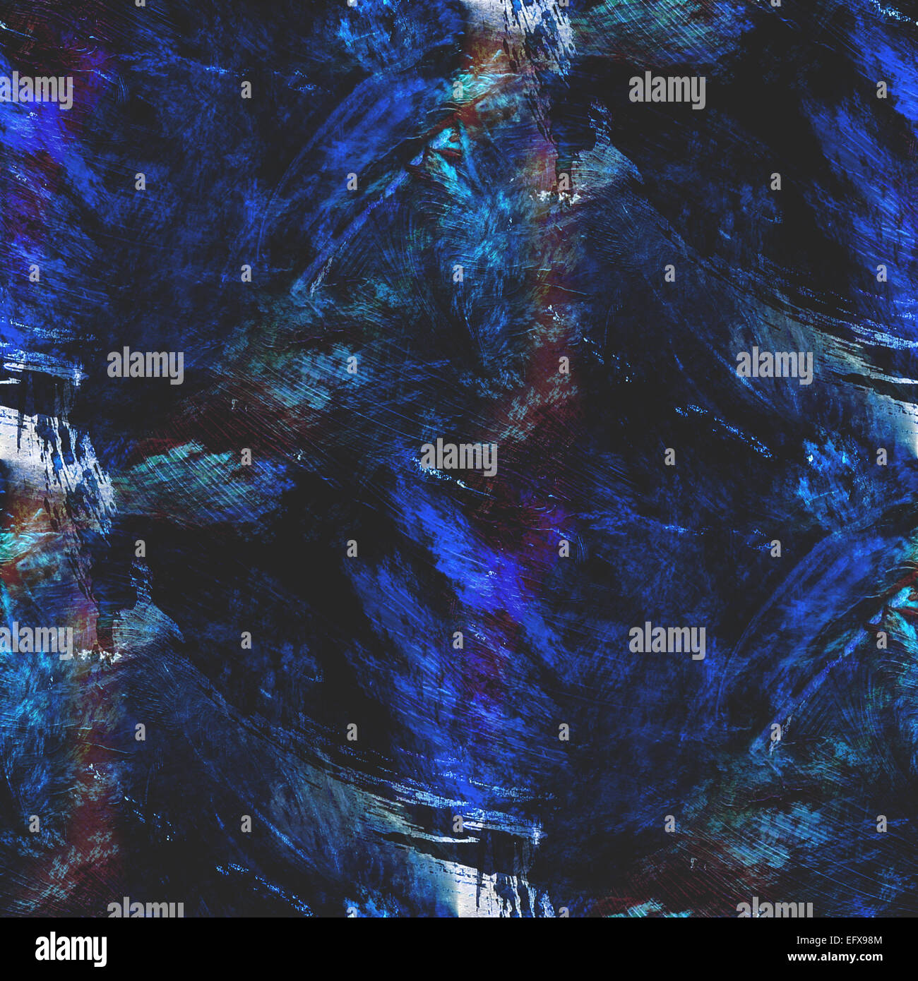 abstract avant-garde seamless blue wallpaper watercolor art hand Stock ...