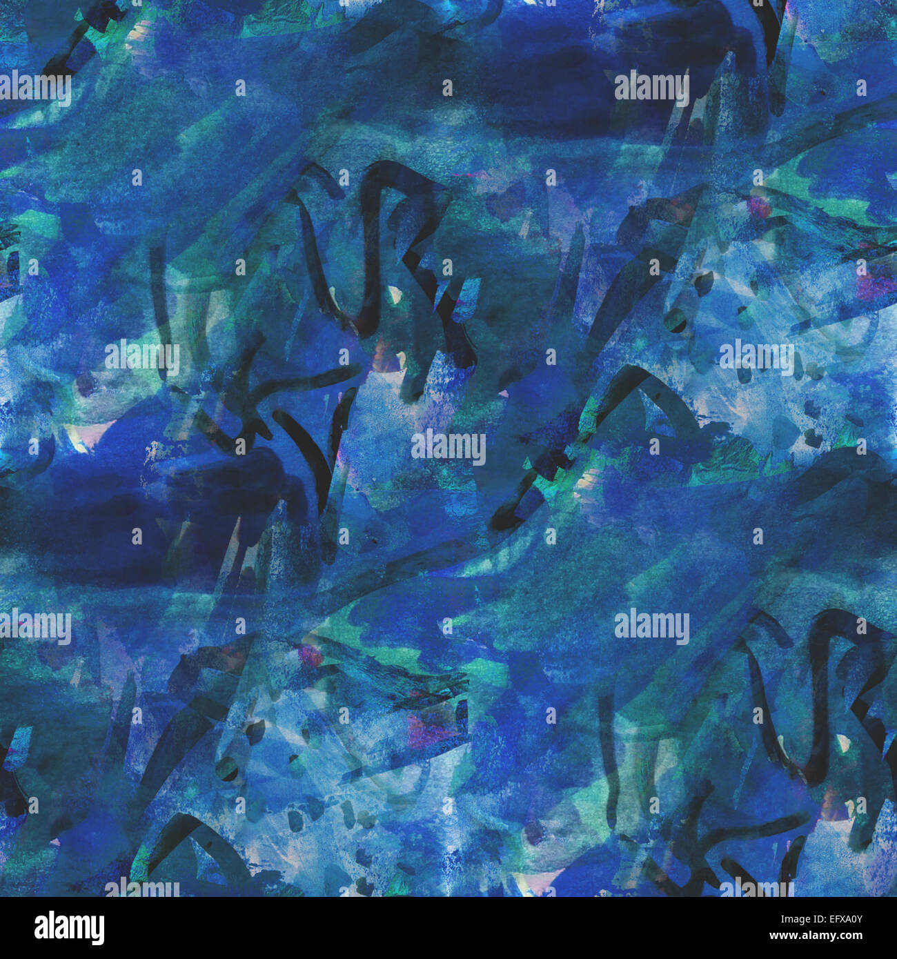 textured blue seamless palette picture frame graphic style water Stock ...