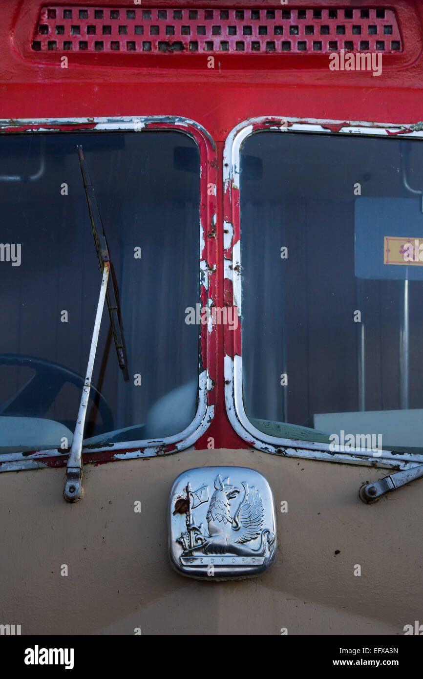 Old Bedford, Bus used for Camping, Rogart Railway Station, Highlands ...