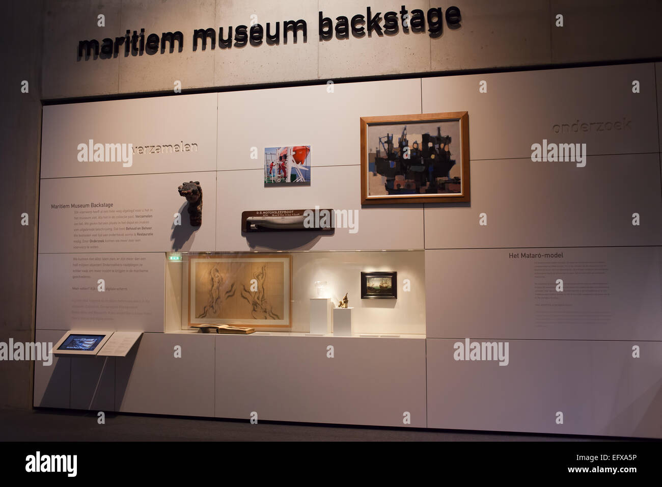 Backstage exhibition in Rotterdam Maritime Museum, Holland, Netherlands ...