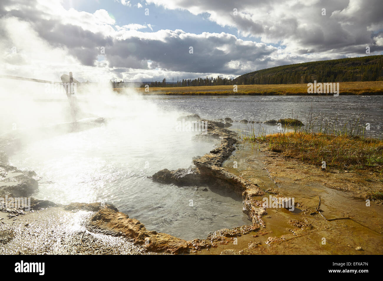 Scene from yellowstone national hi-res stock photography and images - Alamy