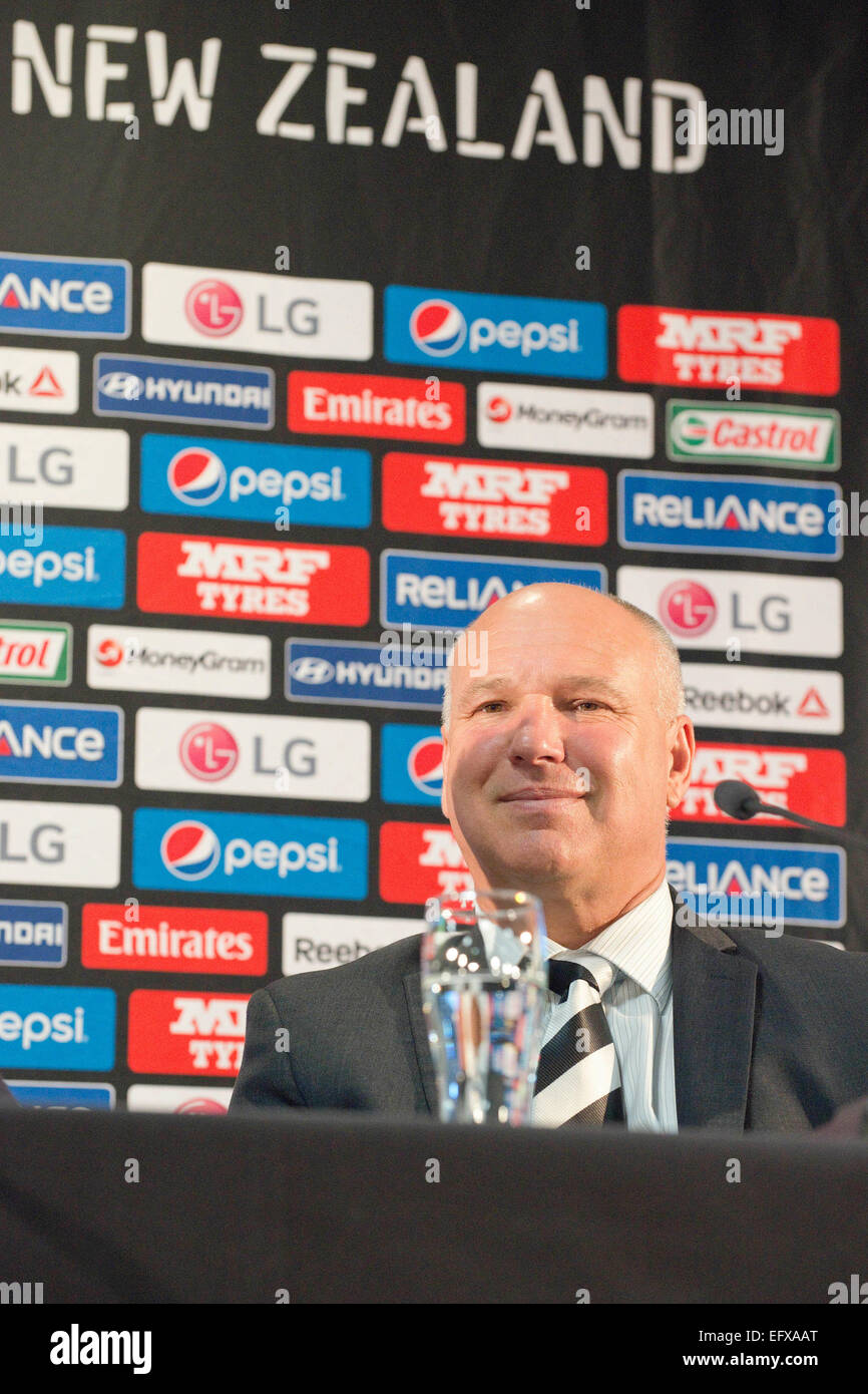Christchurch, New Zealand - February 11, 2015 - NZ Cricket CEO David ...