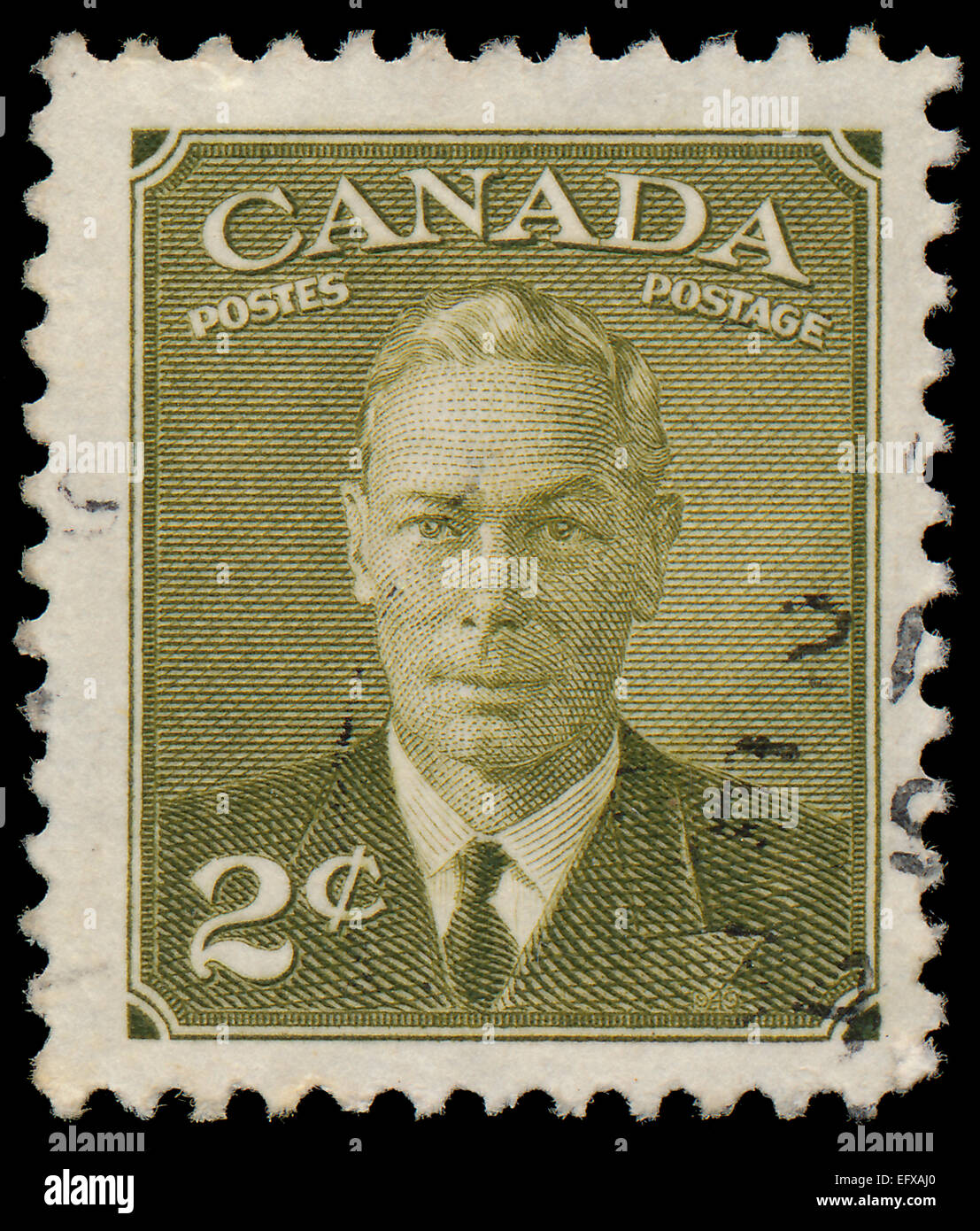 Canada george king stamp hi-res stock photography and images - Alamy