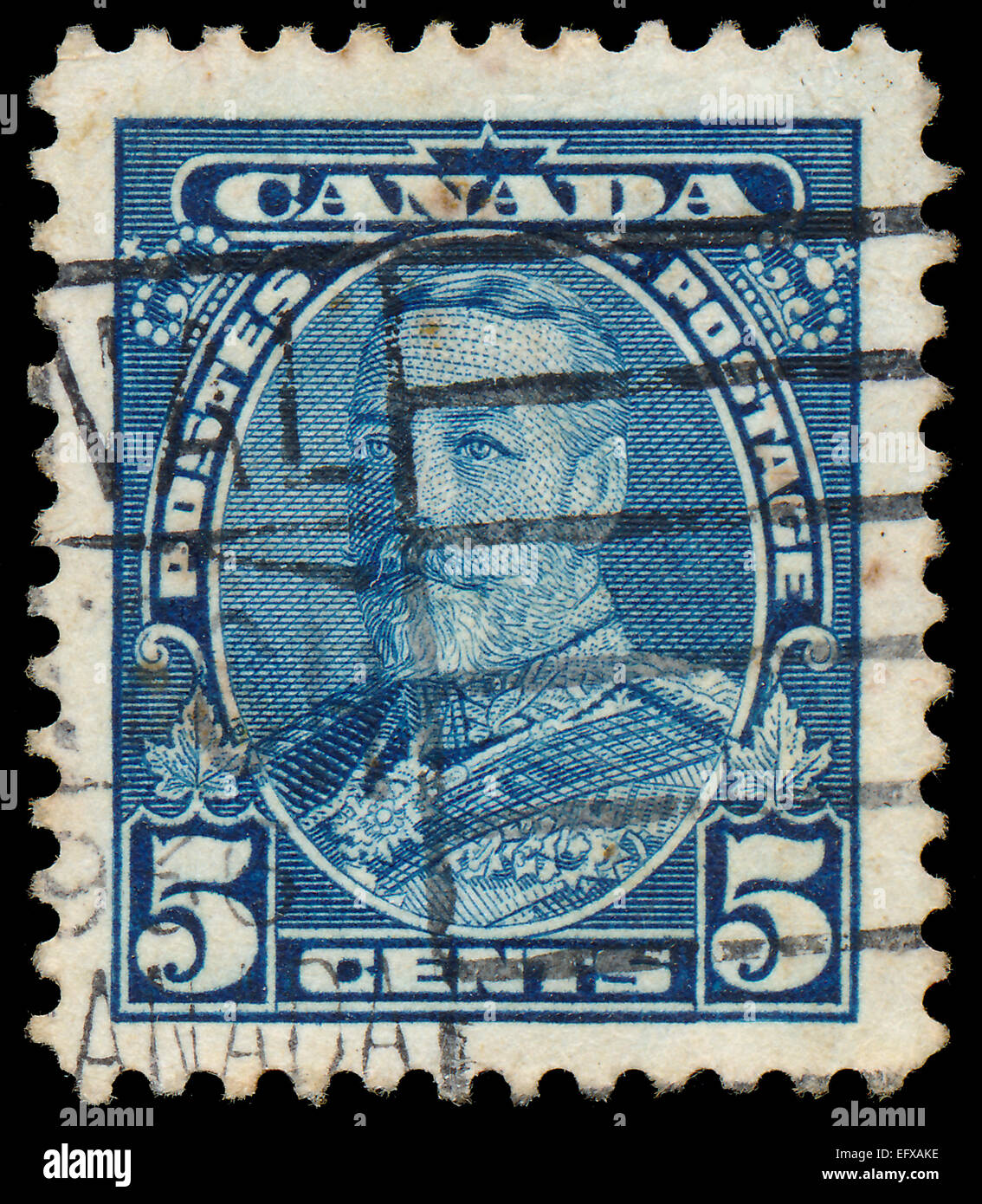 Canada george king stamp hi-res stock photography and images - Alamy