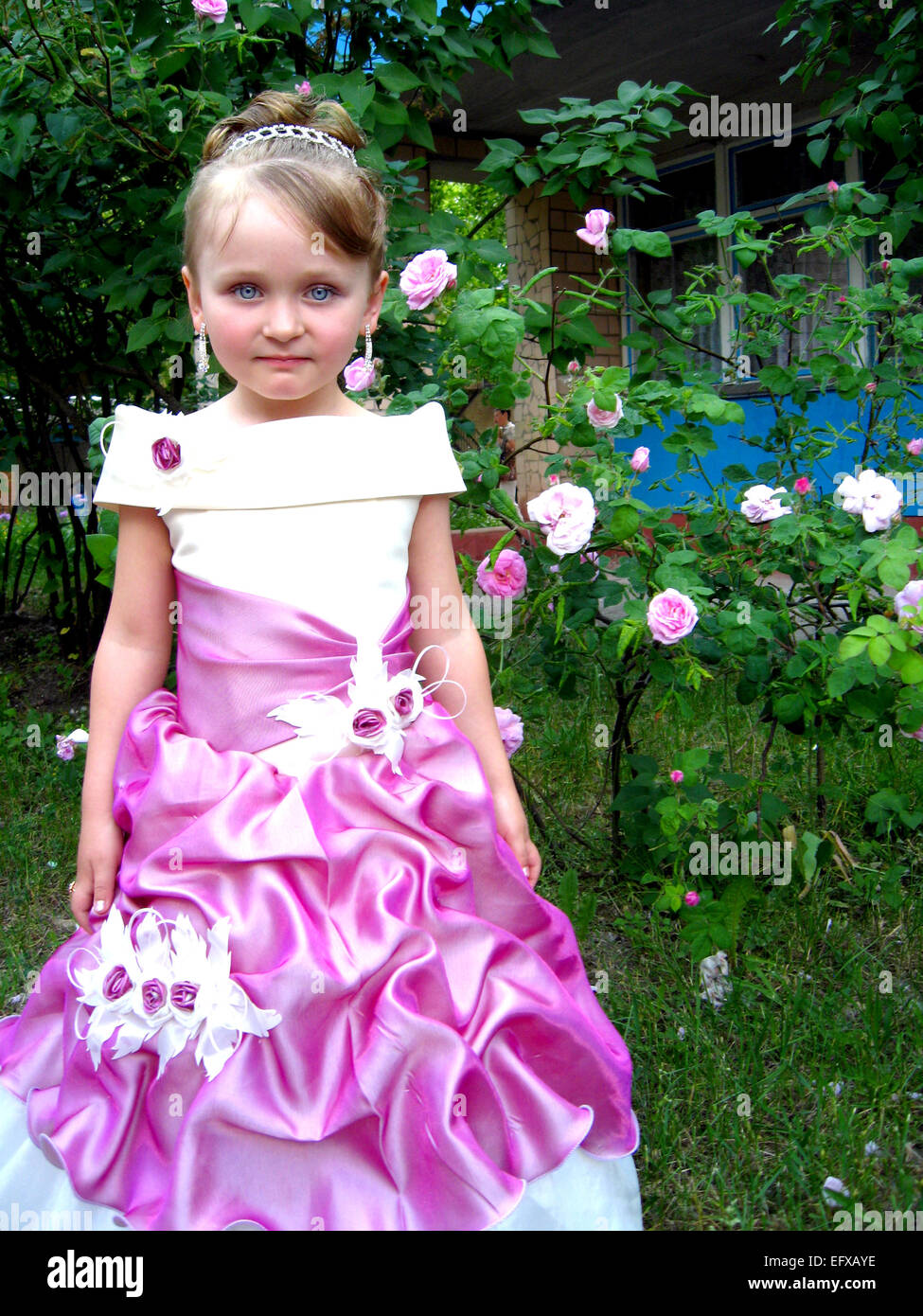 image of little very beautiful girl - princess Stock Photo - Alamy
