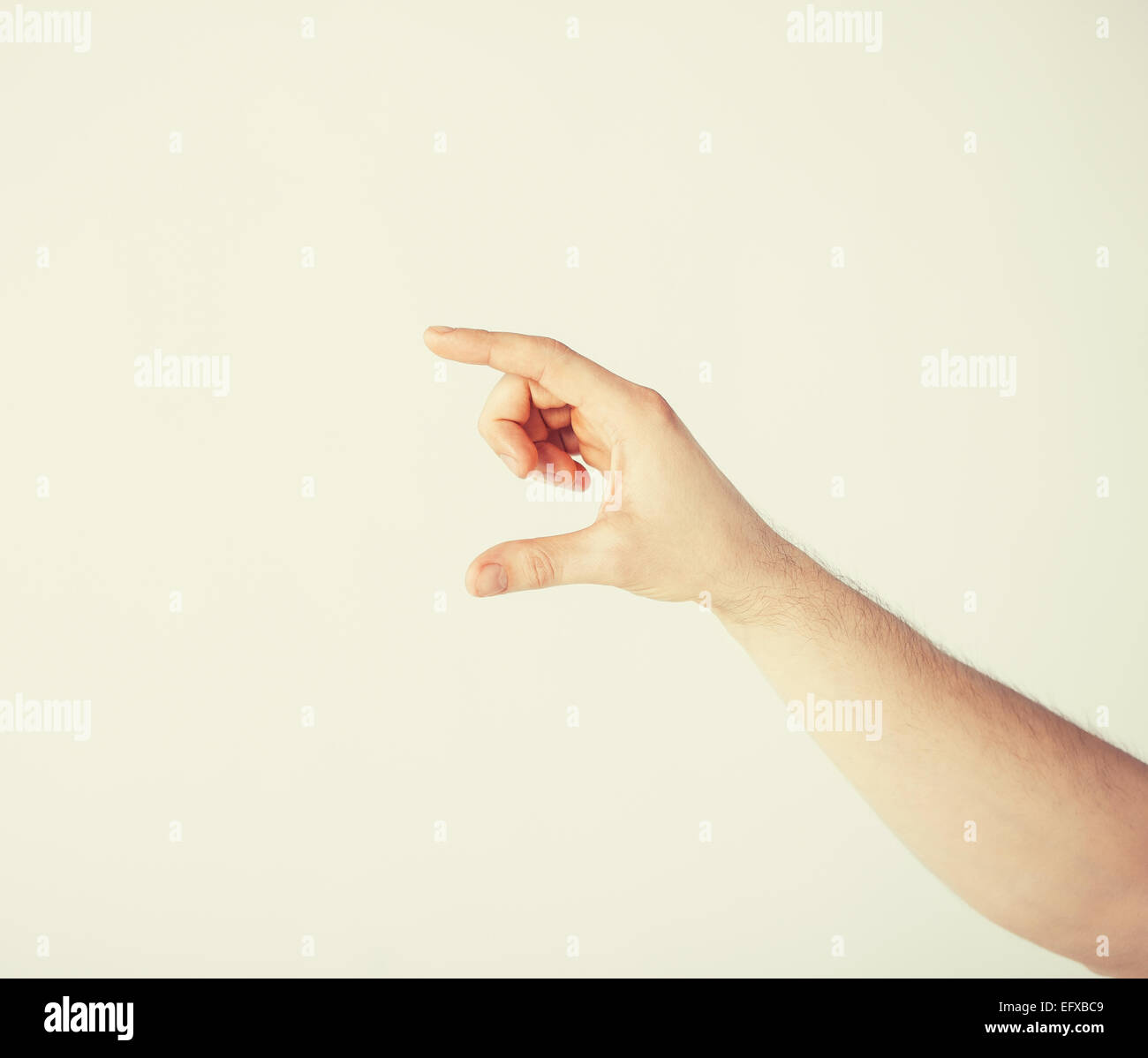 mans hand showing something Stock Photo - Alamy