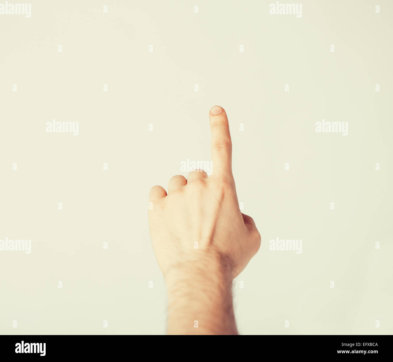 man hand pointing at something Stock Photo - Alamy