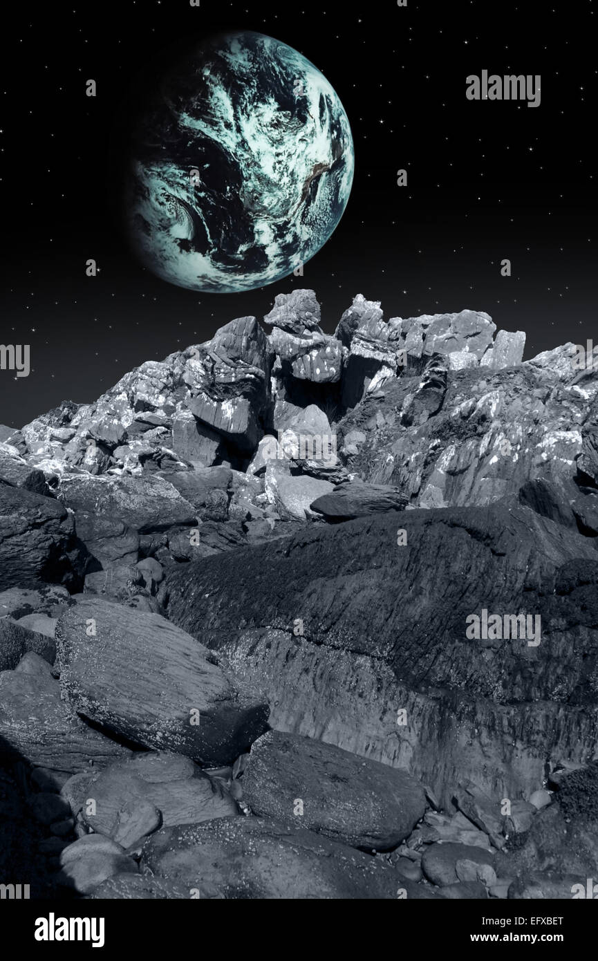 Meteor earth hi-res stock photography and images - Alamy