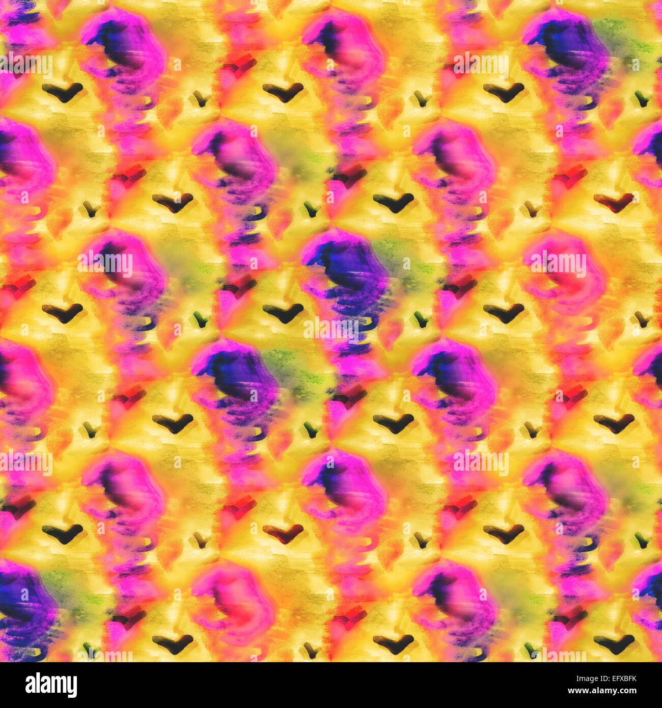 textured style palette picture purple, yellow frame watercolor s Stock ...